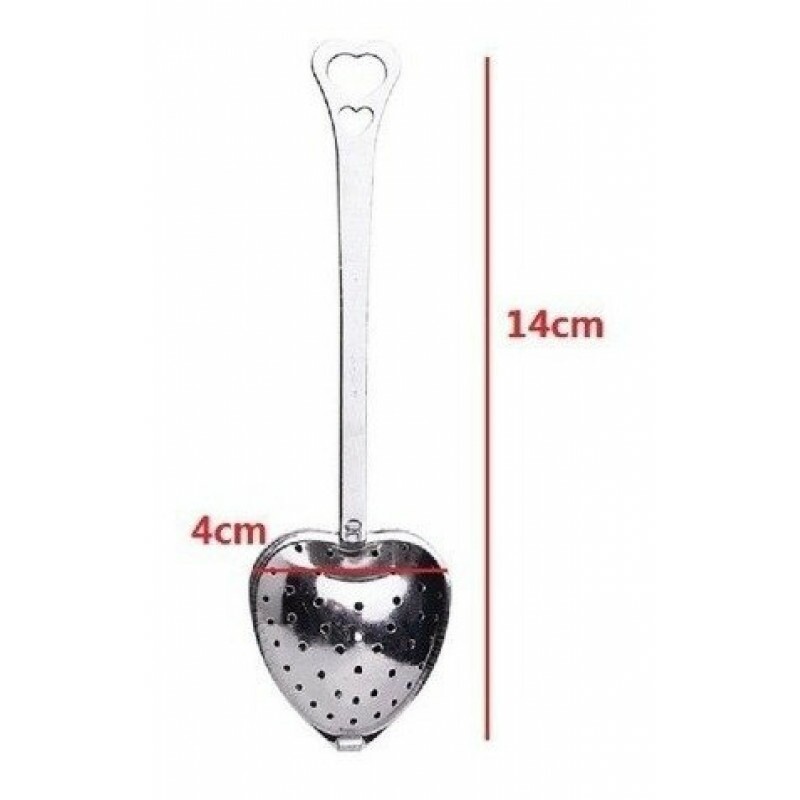 Infusor para Chá com Formato de Coração de Inox - Mimo Style
