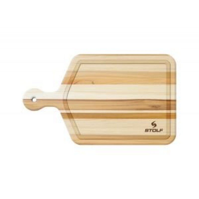 Tábua para Churrasco Teca com Alça 43X25,5cm - Stolf