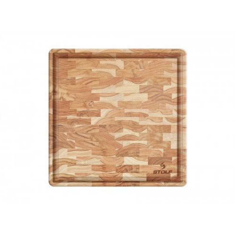 Tábua Multiuso Madeira Invertida Teca 35,5X35,5cm - Stolf