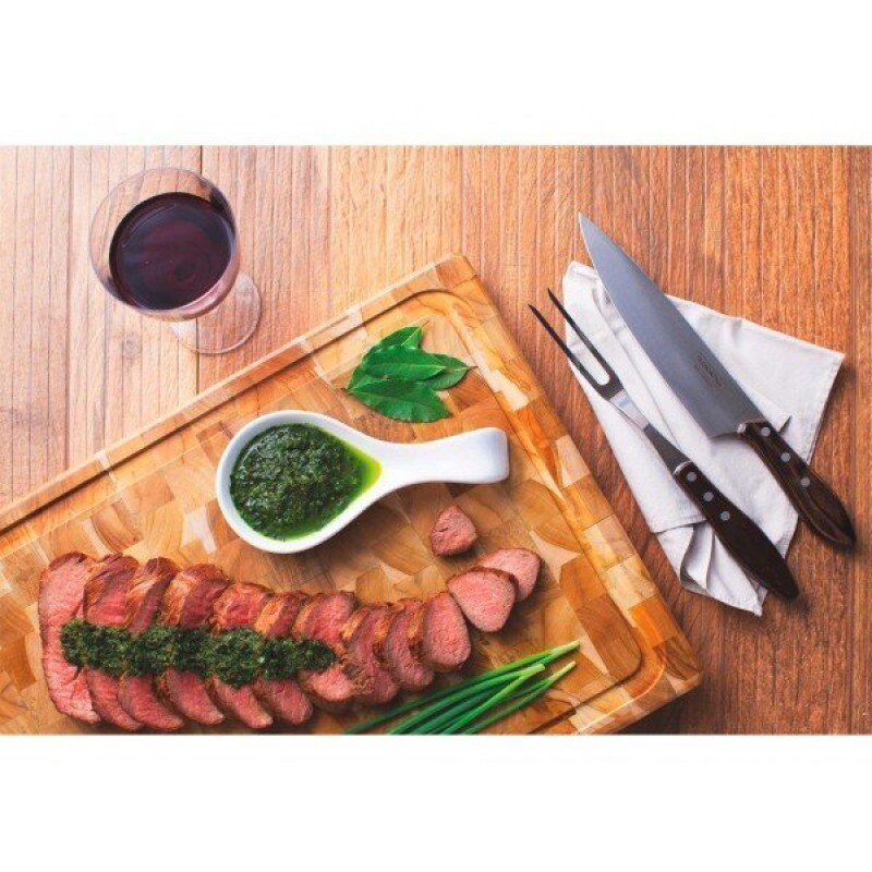 Tábua Multiuso Madeira Invertida Teca 44X29,5cm - Stolf